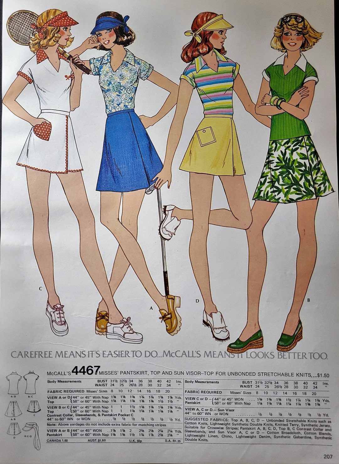 70's Mccall's Pattern Book Page - Etsy