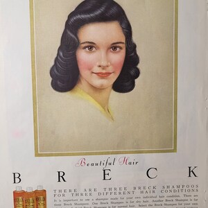 Breck Ads Your Choice Shampoo & Conditioner Originalbathroom Dressing ...