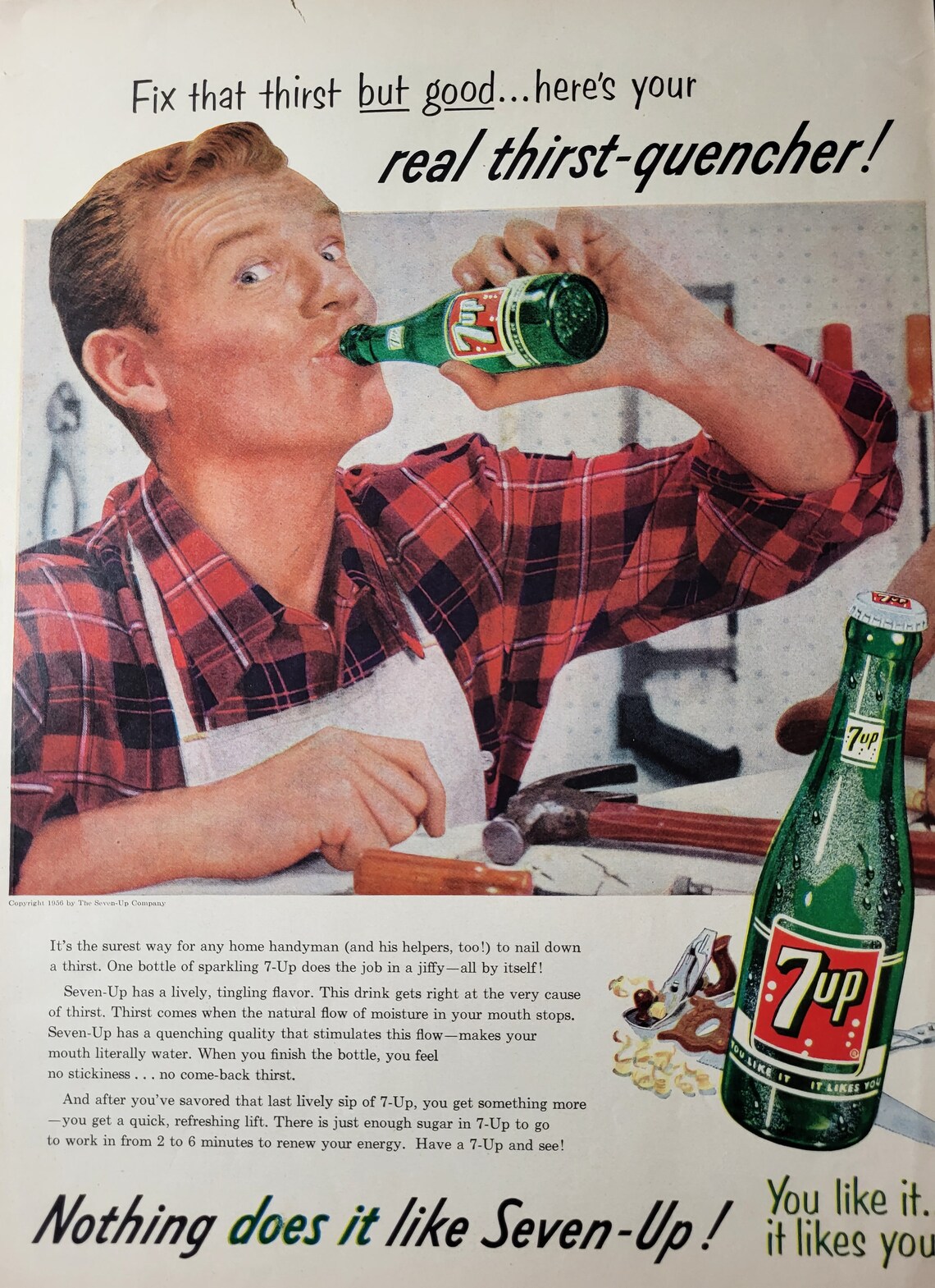 7UP Adsyour Choiceoriginal Vintage Magazine Ads - Etsy