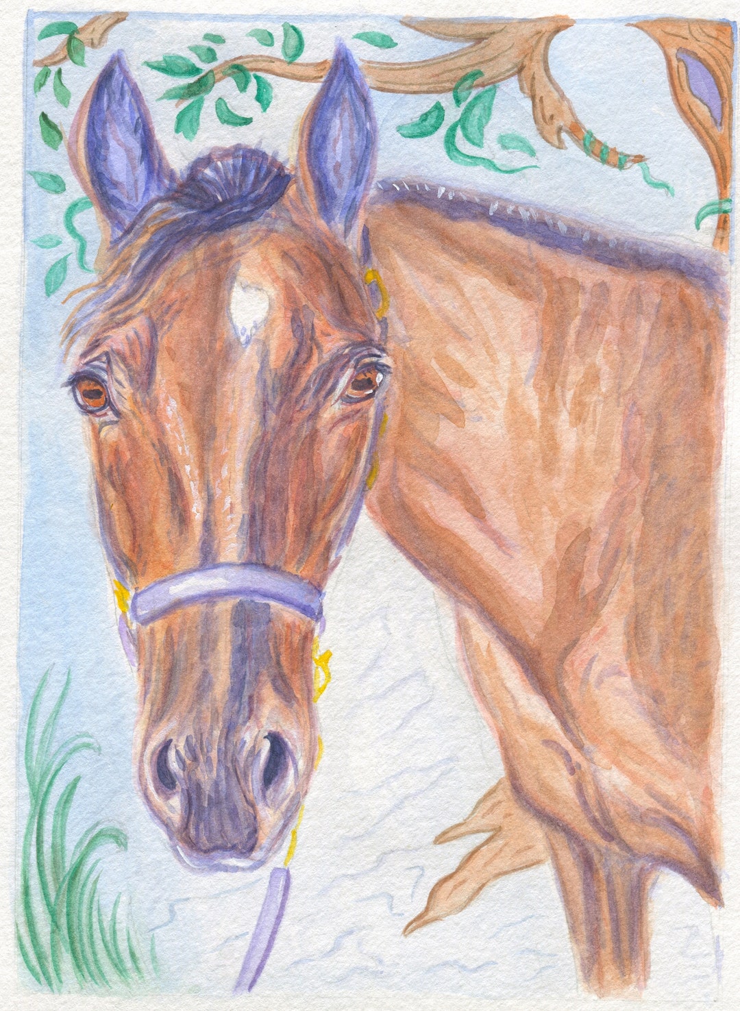 Fairy Tale Fiona Print (made From Original Watercolor ) - Etsy