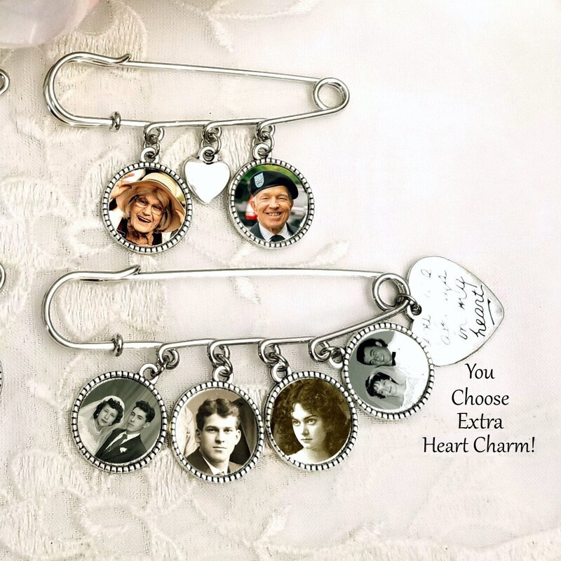 Wedd Bouquet Memory Pins - Etsy