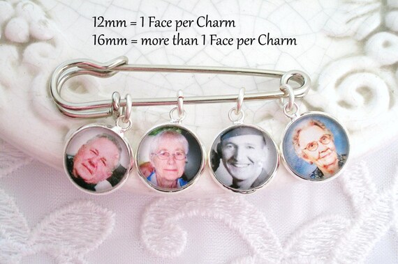 Groom Lapel Photo Pin Wedding Gift Boutonnière Charm Photo | Etsy