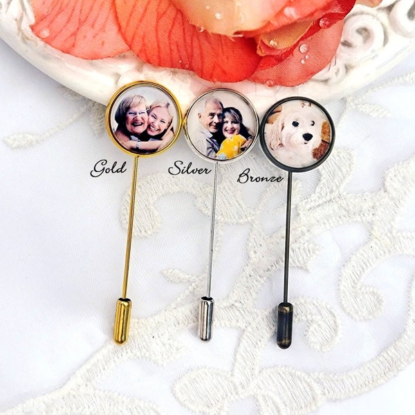 Photo Lapel Pin - Etsy