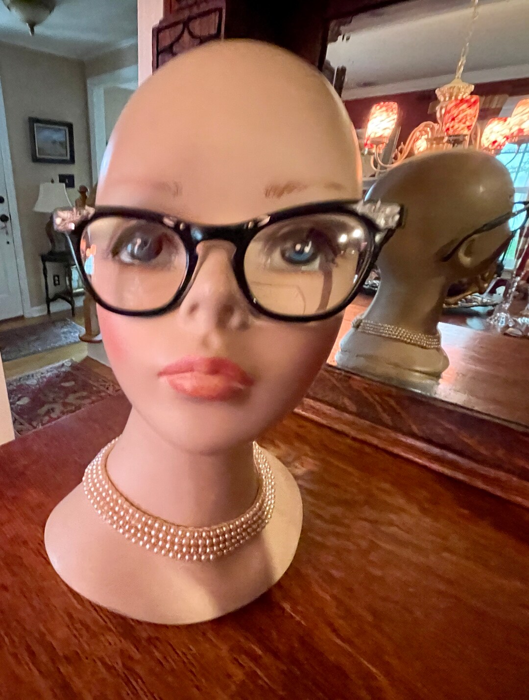 Vintage Black Cat Eye Etched Metal Eyeglasses - Etsy
