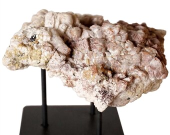 Small Crystal Rock Specimen With Custom Iron Stand. Geode / | Etsy