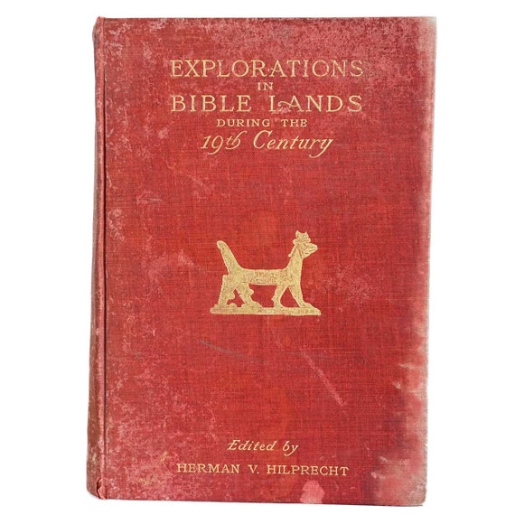 1903 Antique Book: Explorations in Bible Lands by Hermann | Etsy