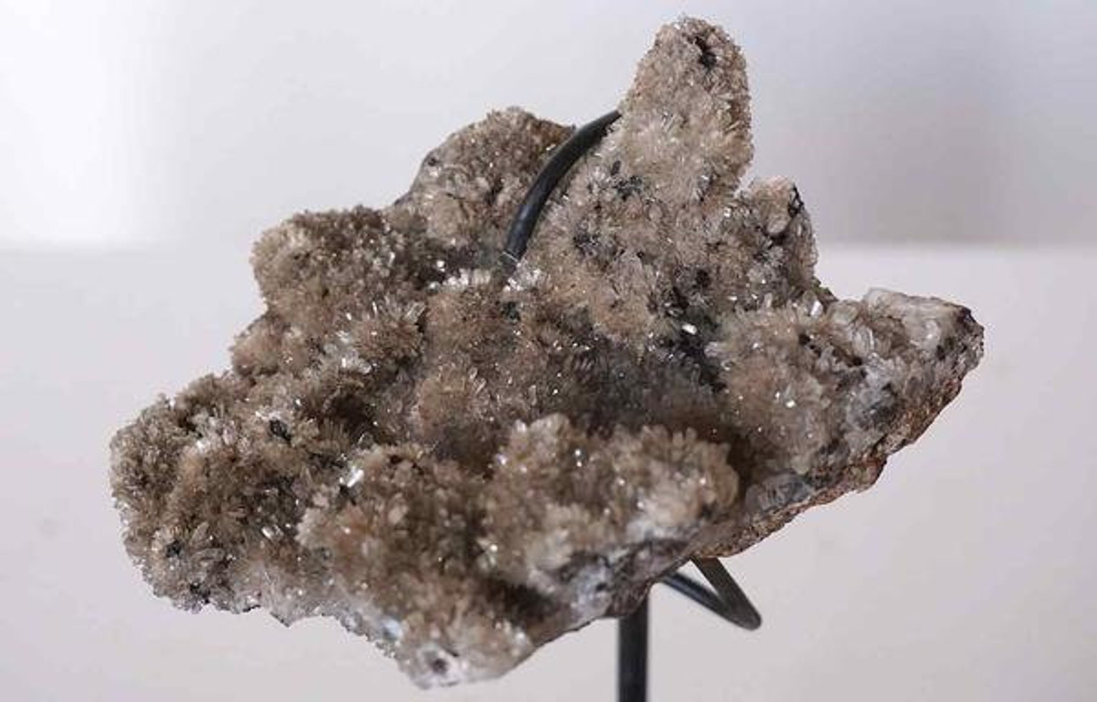 Small Crystal Rock Specimen With Custom Iron Stand. Geode / - Etsy