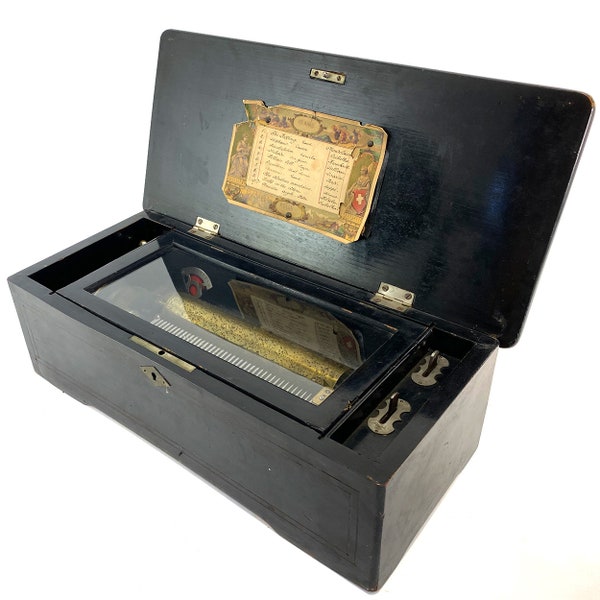 Antique Music Box - Etsy