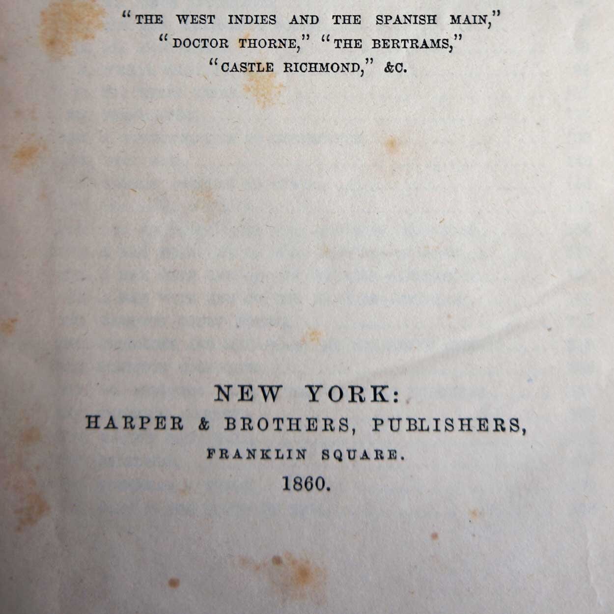 1860 Antique English Victorian Book: the Three Clerks by - Etsy