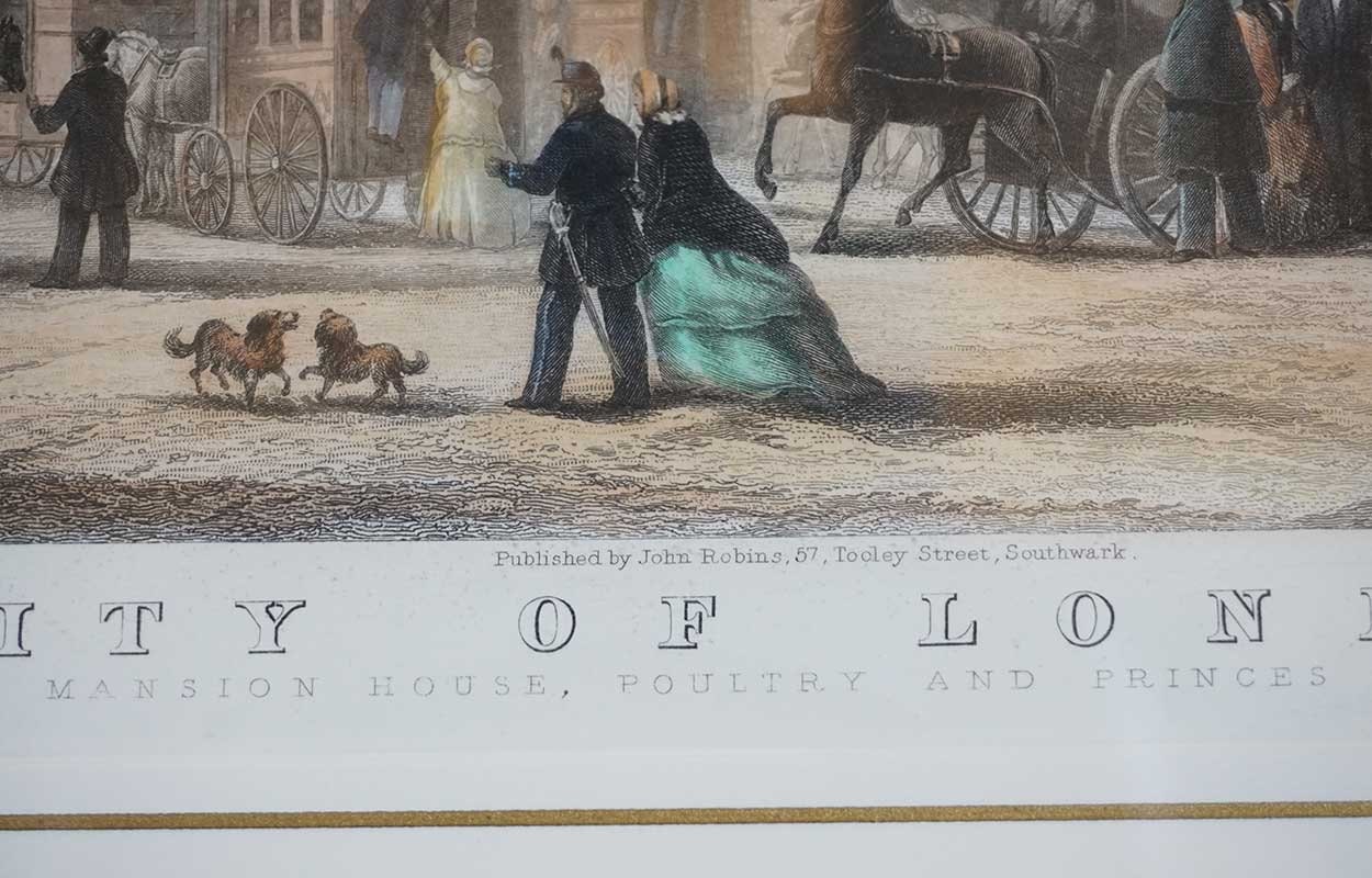 1890's Antique GEORGE CHAMBERS Colored Engraving City of - Etsy