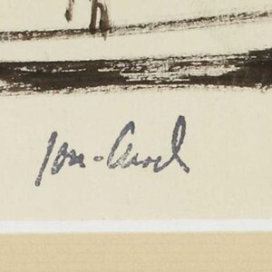 Antique JOHN JON-AND Ink Drawing on Paper Christmas Time in - Etsy