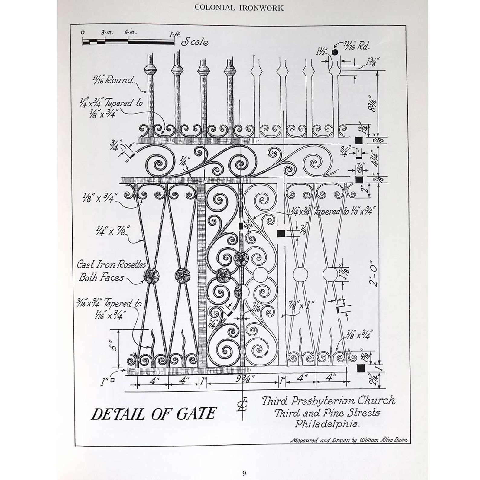 Vintage Book: Colonial Ironwork in Old Philadelphia by Philip | Etsy