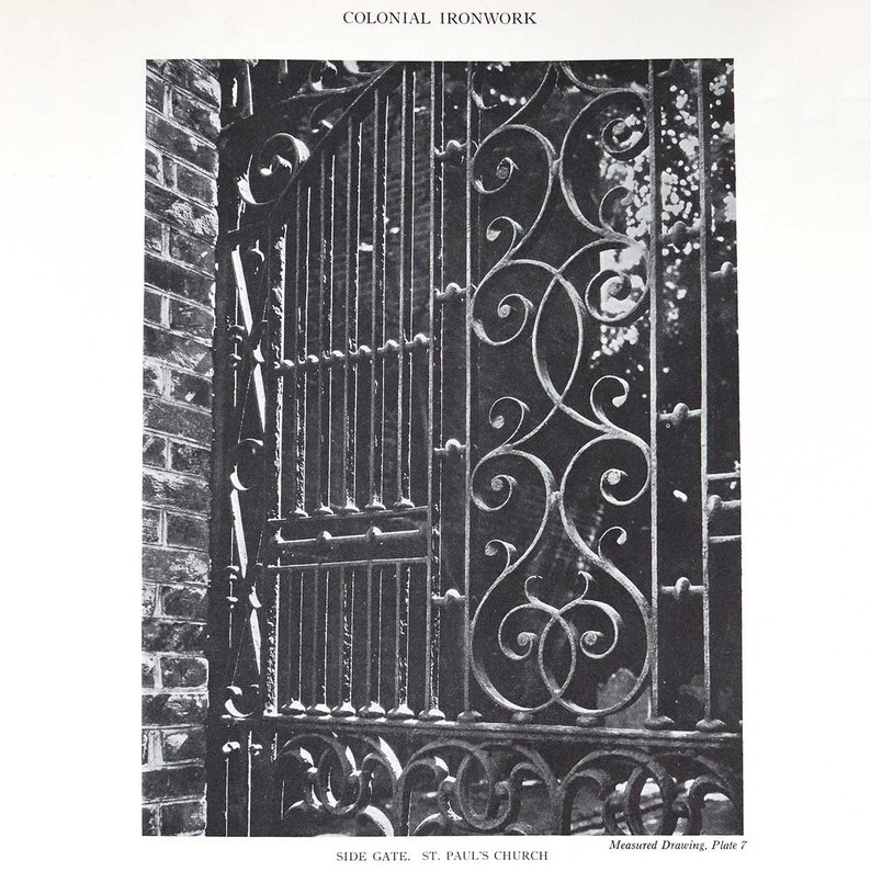 Vintage Book: Colonial Ironwork in Old Philadelphia by Philip B ...
