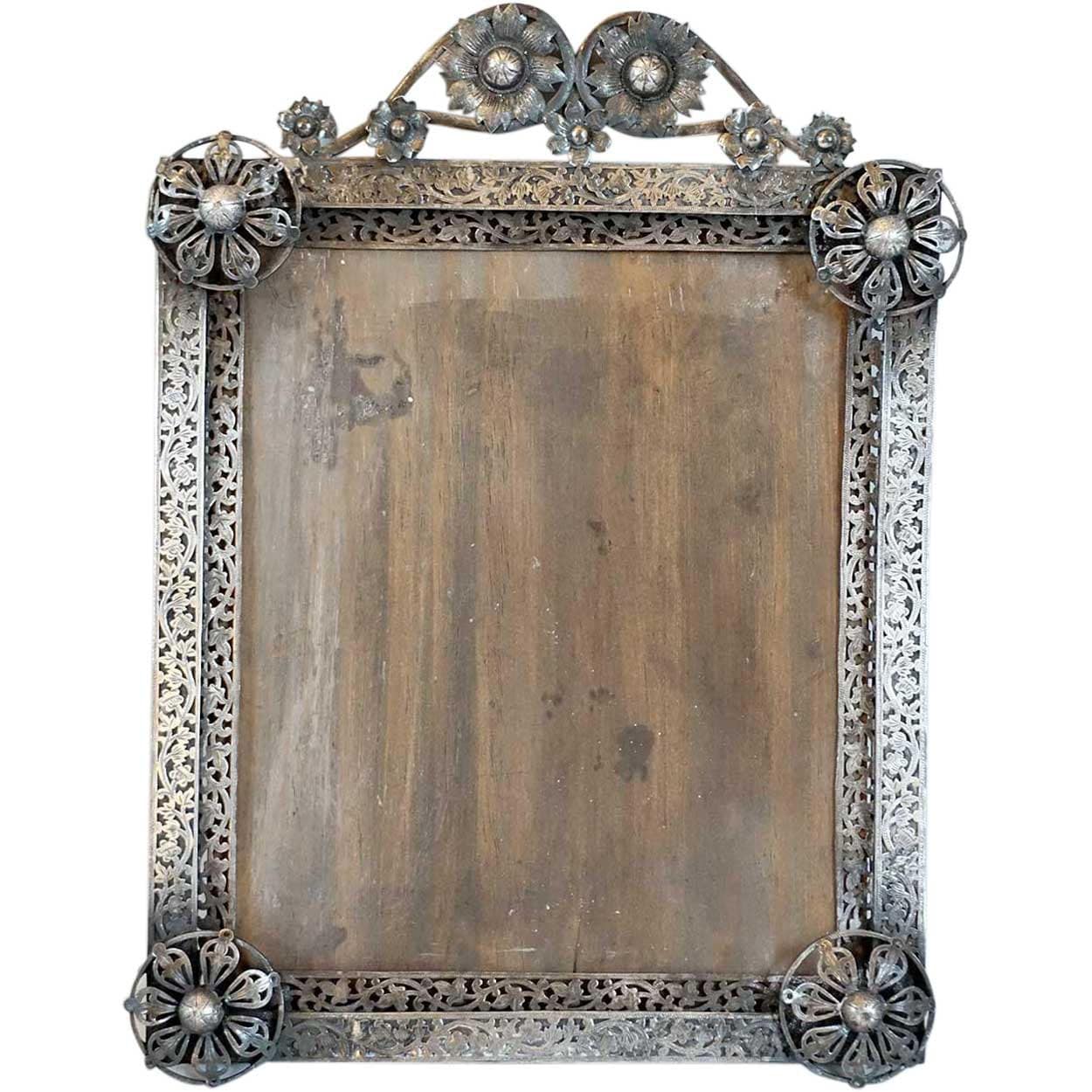 Antique Silver Picture Frame