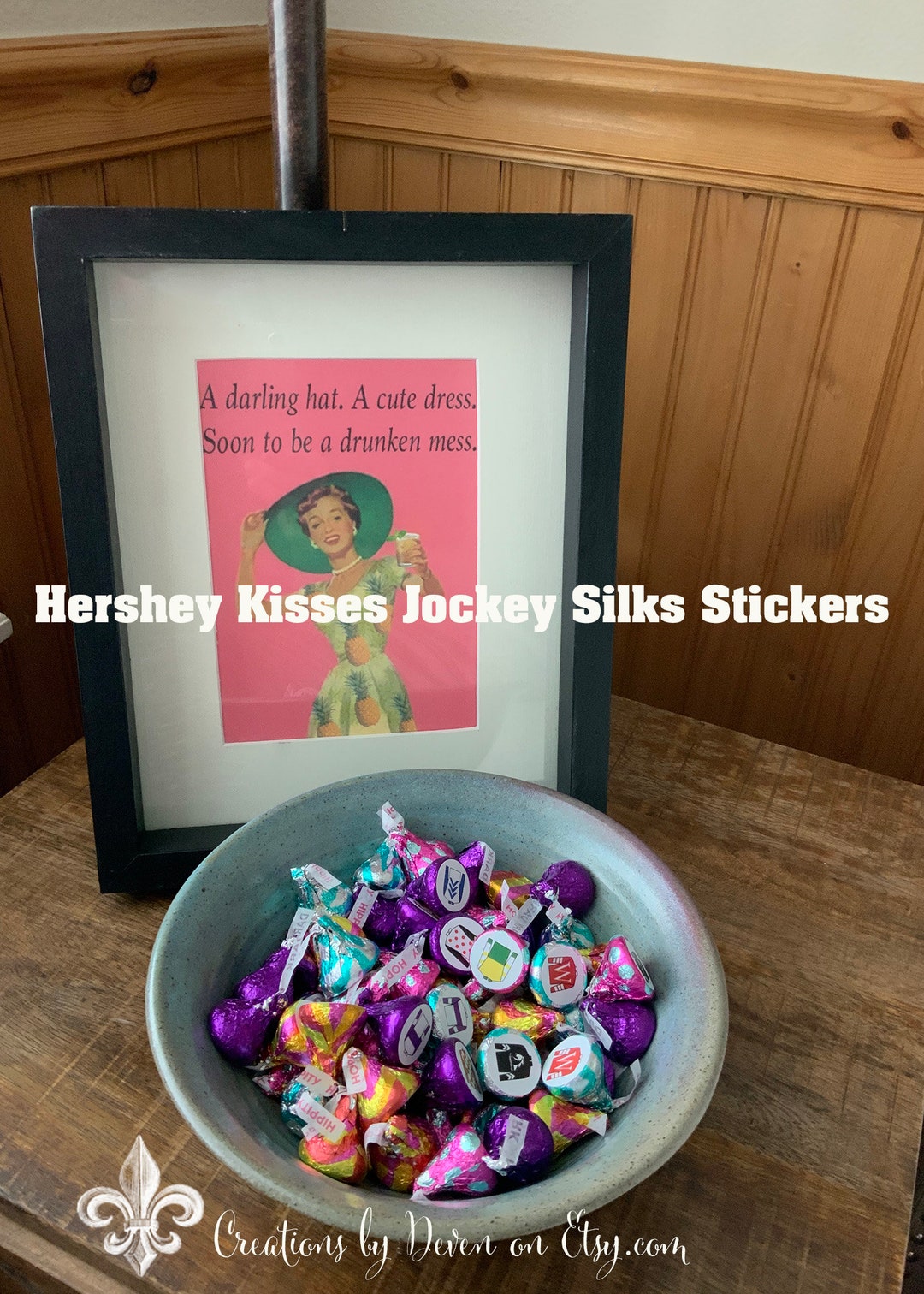 Kentucky Derby Party Favors for Hershey Kisses or Life Savers 108 ...