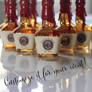 Custom Bourbon Whiskey Label for Mini Size 12 on a Sheet You - Etsy