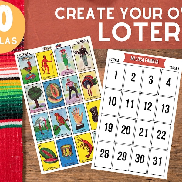 Custom Loteria Game - Etsy