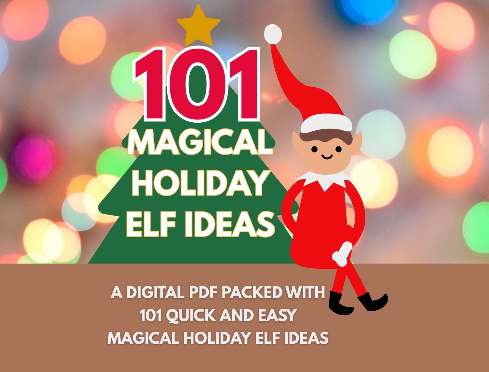 101 Holiday Elf Ideas PDF Printable • Easy No-prep for Kids of All Ages ...