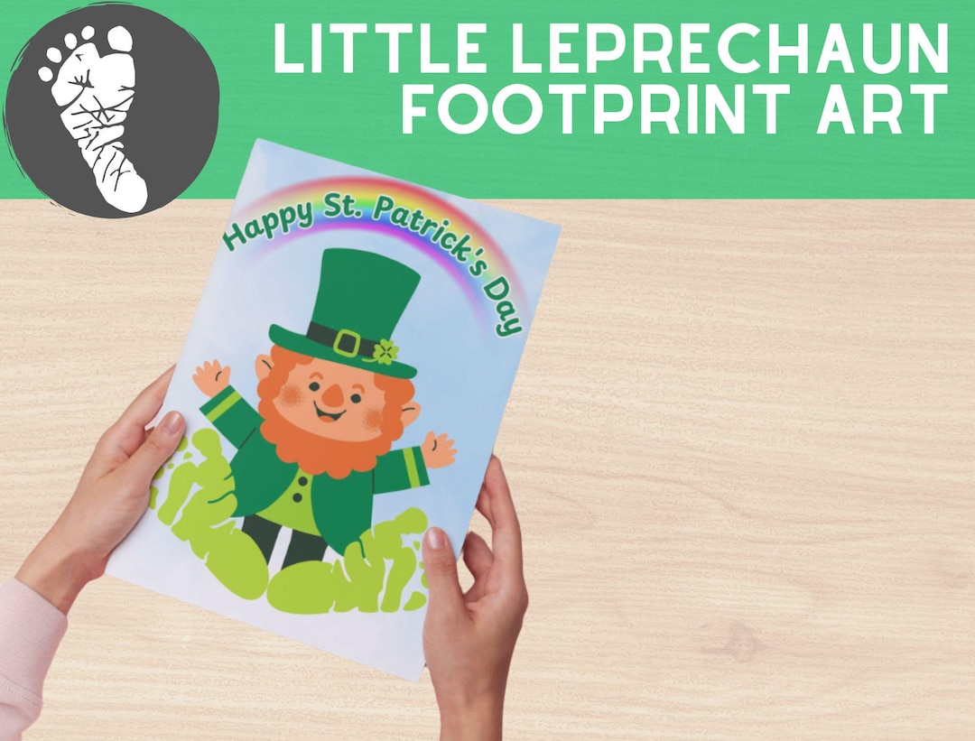 Little Leprechaun | St. Patrick's Day | Baby Kids Crafts - Etsy