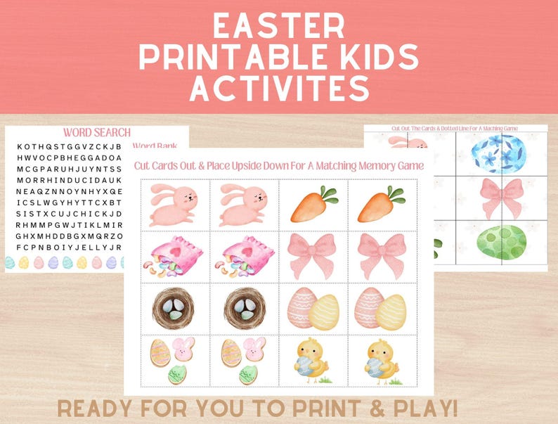 Easter | 5 Fun Printable Games for Kids – Educational & Engaging ...