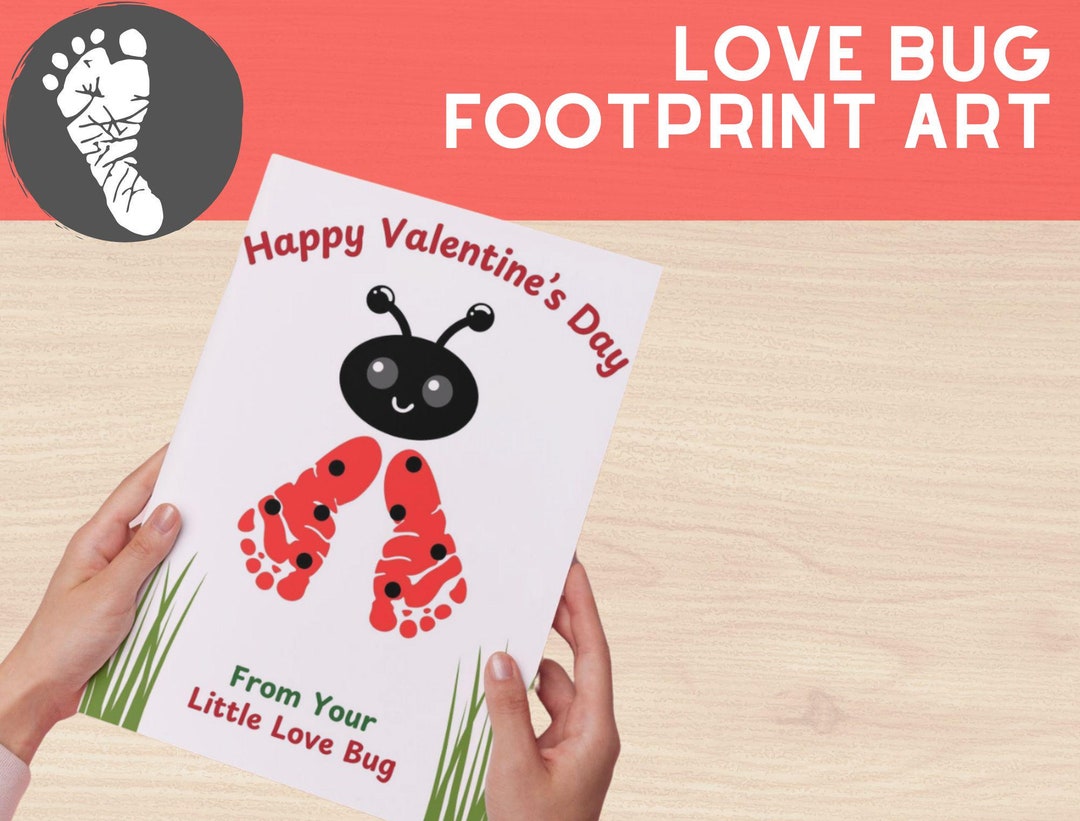Love Bug | Valentine's Day | Ladybug | Baby Kids Crafts - Etsy