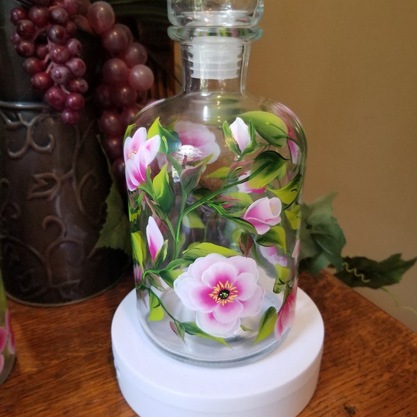 Painted Decanter - Etsy