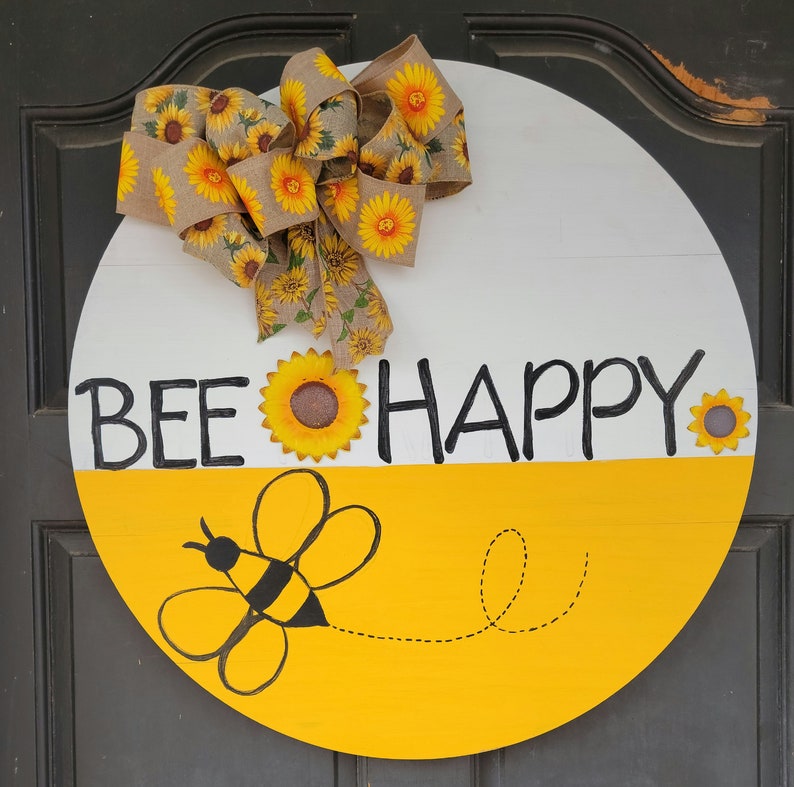 Summer, Sunflowers and Bees; 3 of My Favorite Things! This is a Large ...