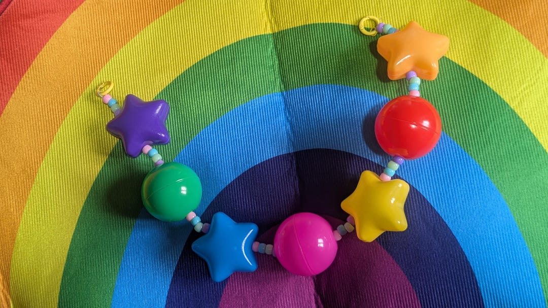 Decora Kei Kawaii Rainbow Ball Pit Belt Accessories - Etsy