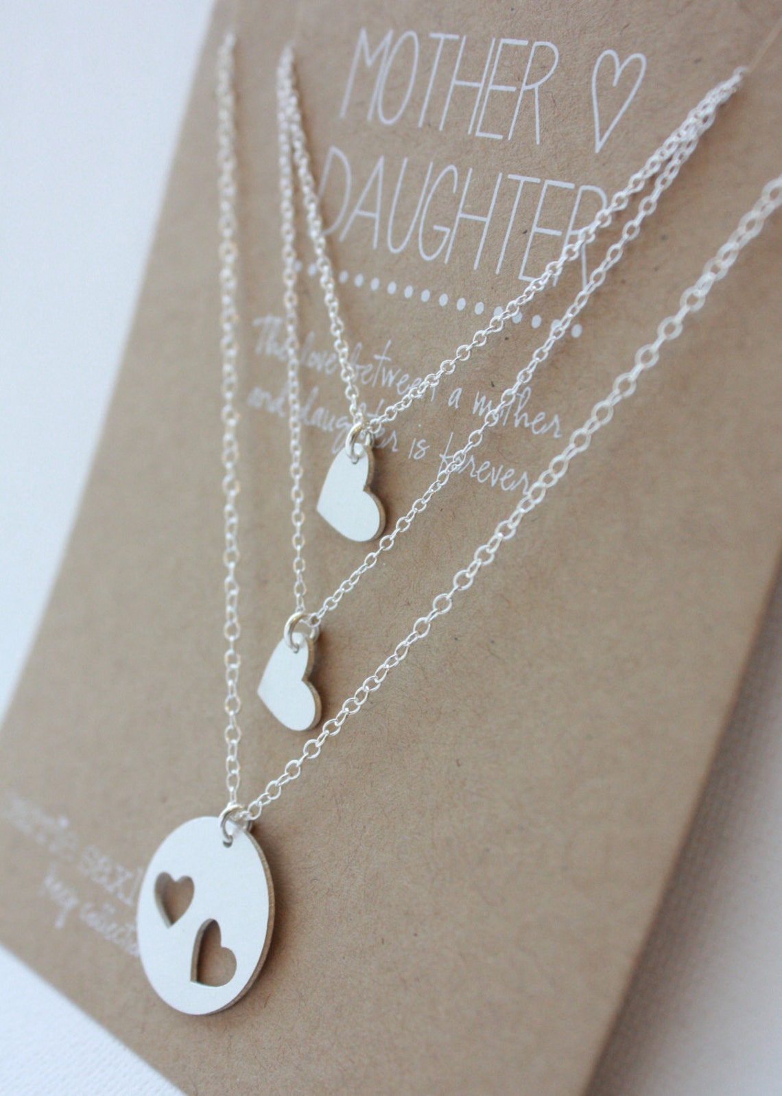 Mother Daughter Necklace Set Mother's Day Gift Jewelry - Etsy
