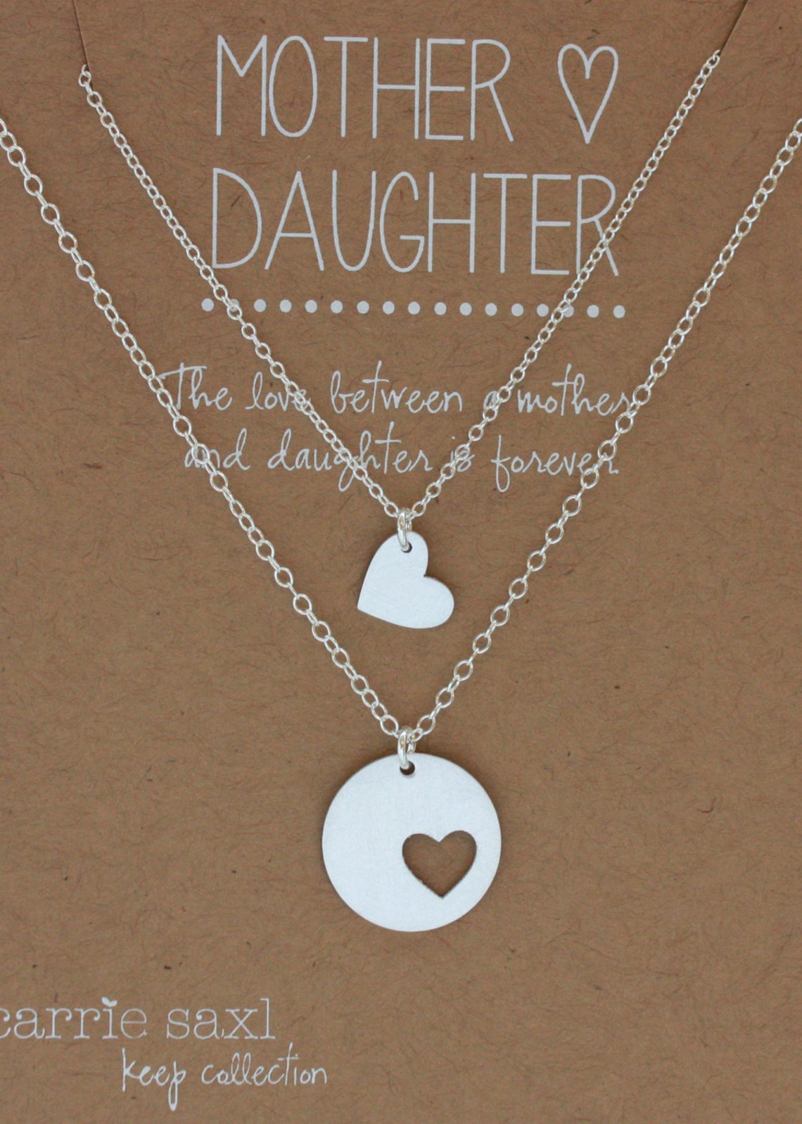 Mother Daughter Necklace Set mom jewelry mother necklace | Etsy