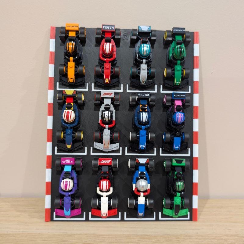 F1 Mini Legos Display - Etsy