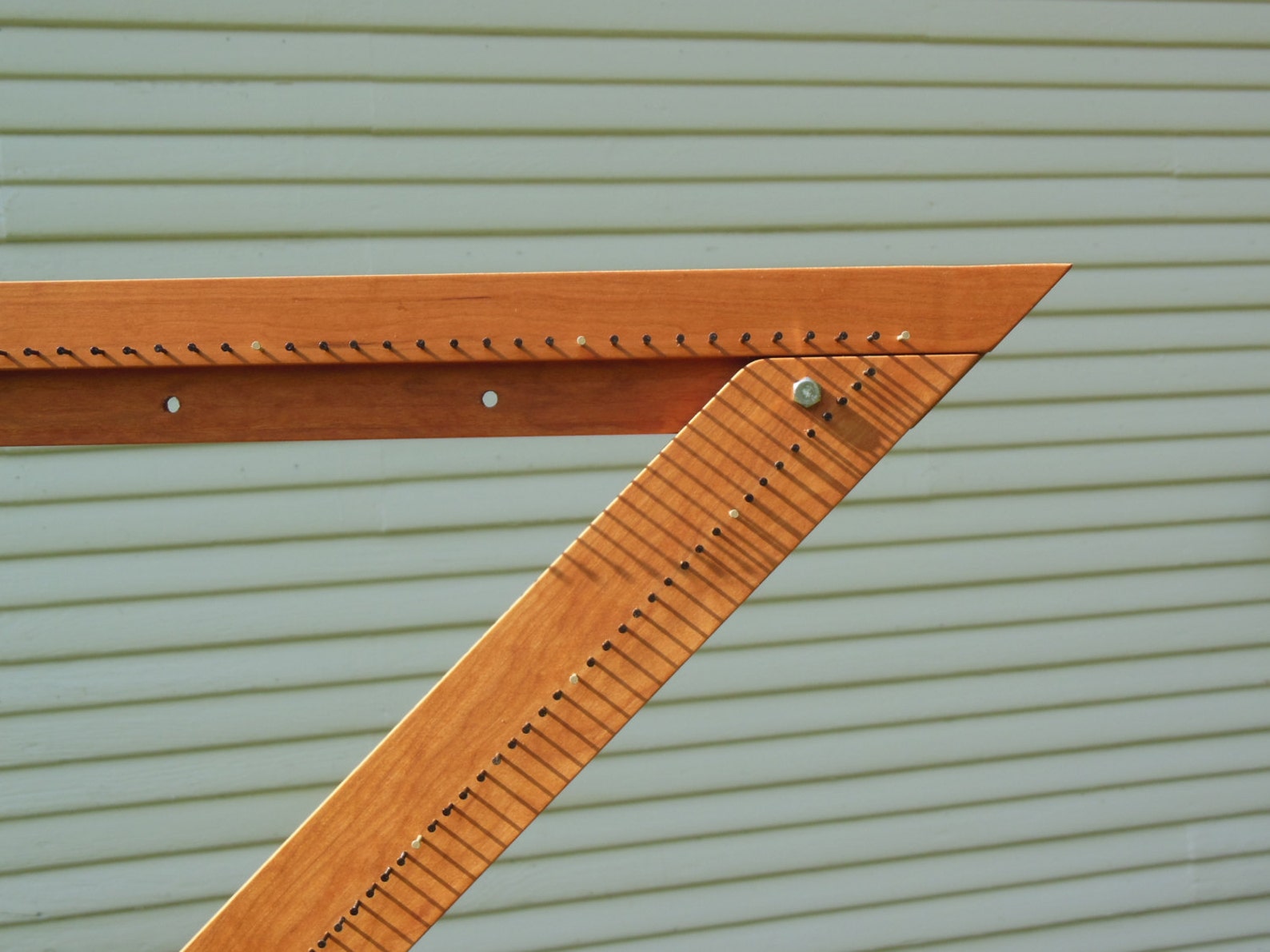 SPRIGGS 7-foot Red Oak or Maple Adjustable Triangle Loom - Etsy