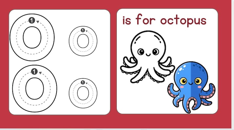 Colouring and Learning Animals With Tracing English Alphabet A to Z ...