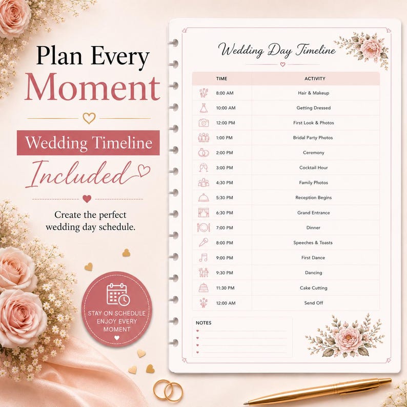 Wedding Planning Binder Kit | Luxury Bridal Planner PDF | Wedding ...