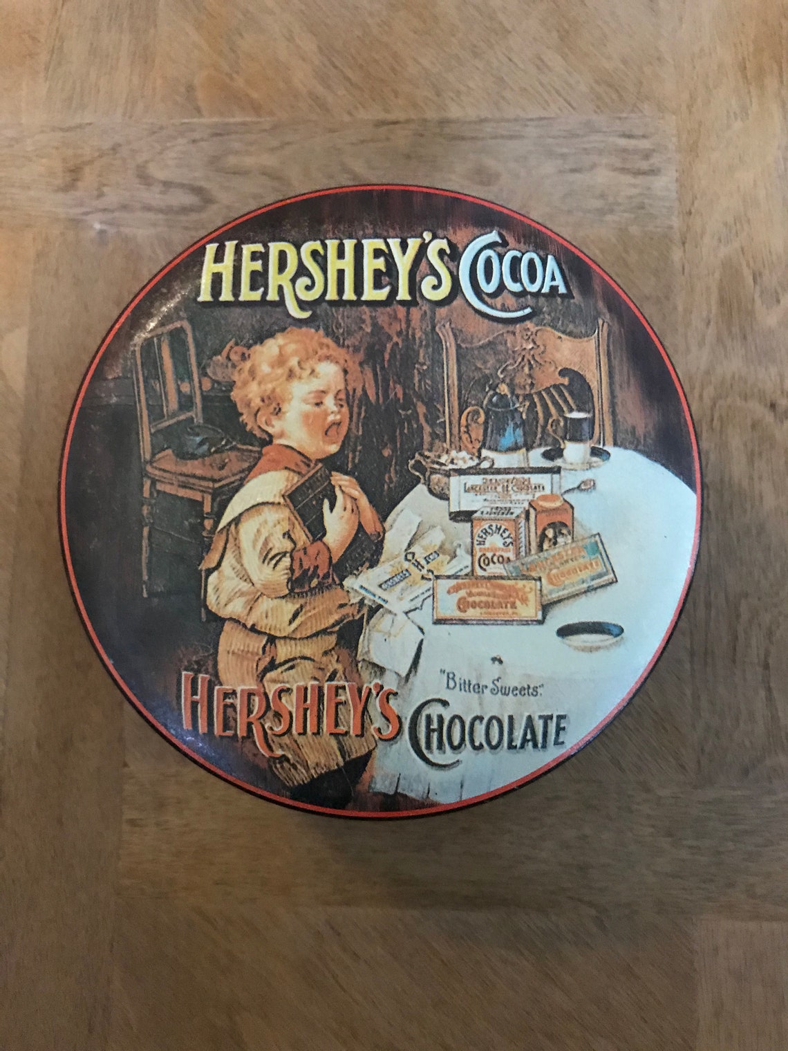 Vintage Hershey's Cocoa Tin - Etsy
