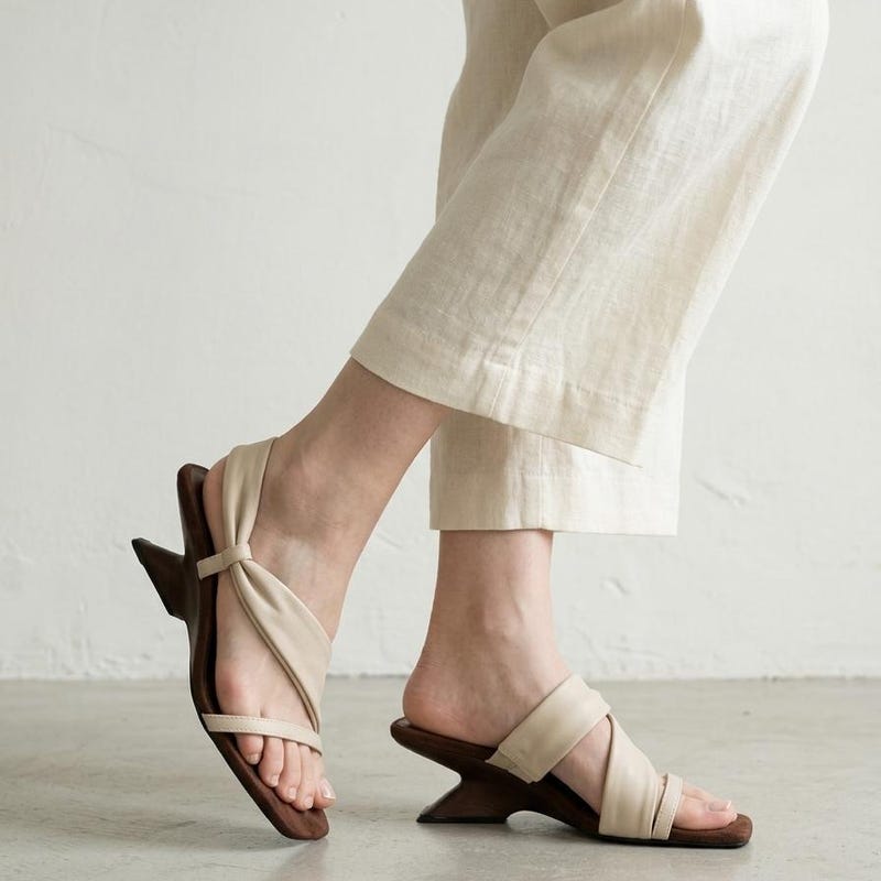 Wooden Sandals - Etsy
