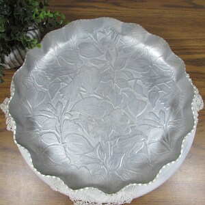 Vintage Aluminum Federal Florette Design Tray - Etsy