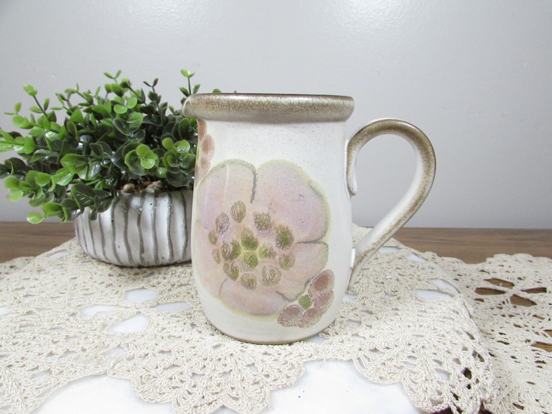 Vintage Denby Langley Gypsy Pink Flower Creamer - Etsy