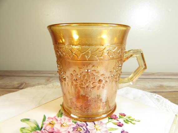 Vintage Fenton Orange Tree Marigold Mug Mugs Kitchen & Dining etna.com.pe