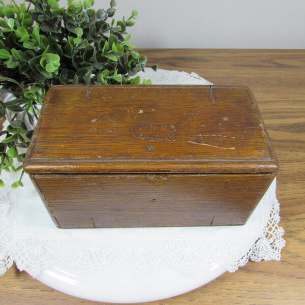 Folding Antique Wood Box - Etsy