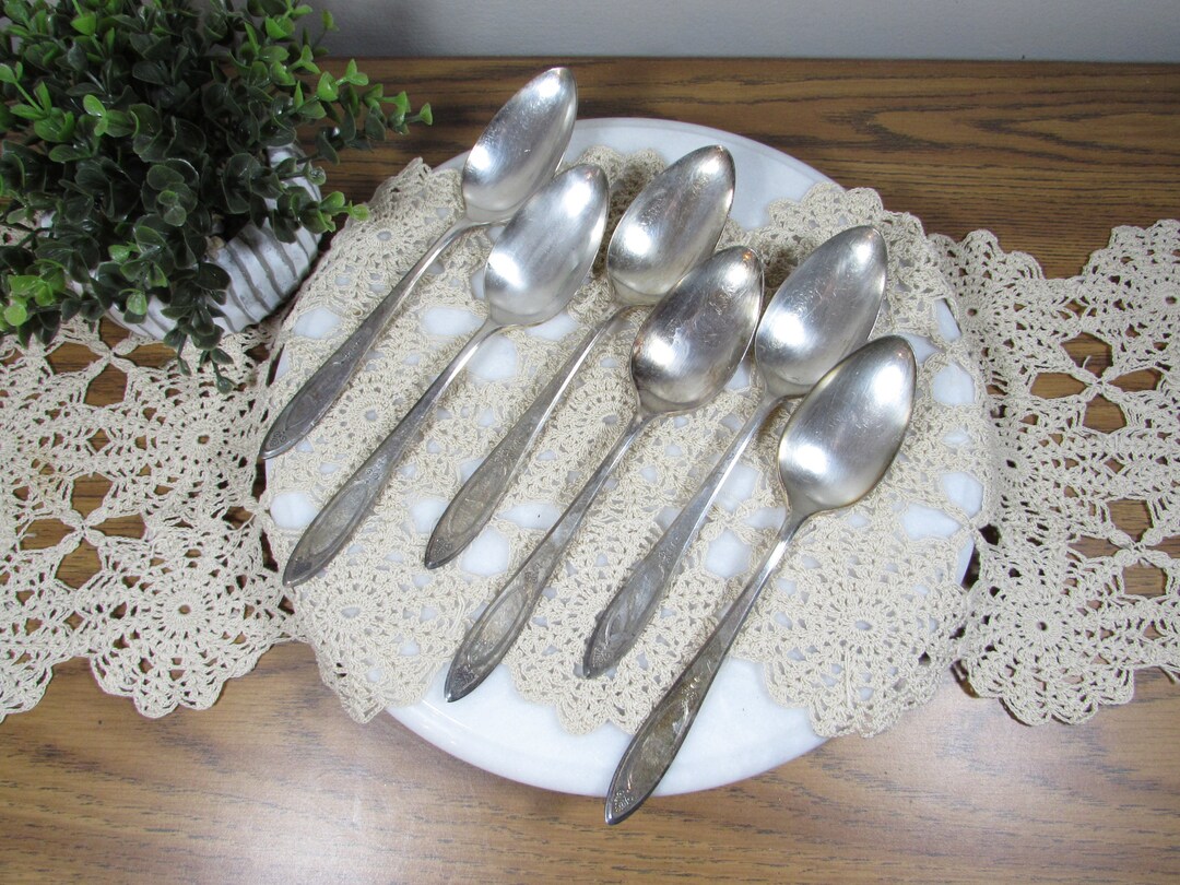 Vintage Adam Oneida Community Plate Silverplate Tablespoon Serving ...