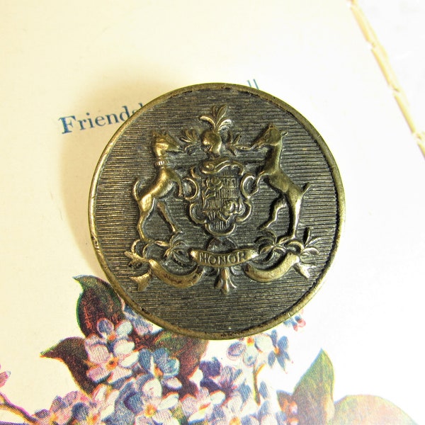 Crest Button - Etsy