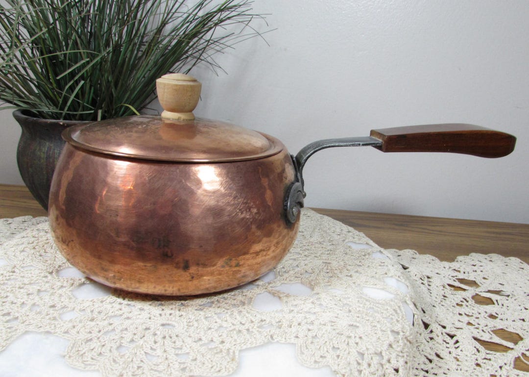 Vintage Copper Swiss Made Sauce Pan Pot | Stockli Netstal - Etsy