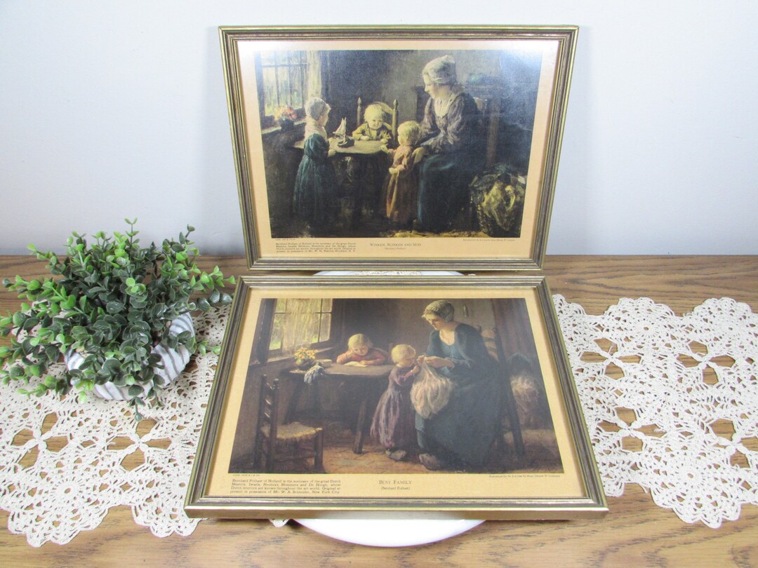 Vintage Bernhard Pothast Mother Child Dutch Art Prints Framed - Etsy