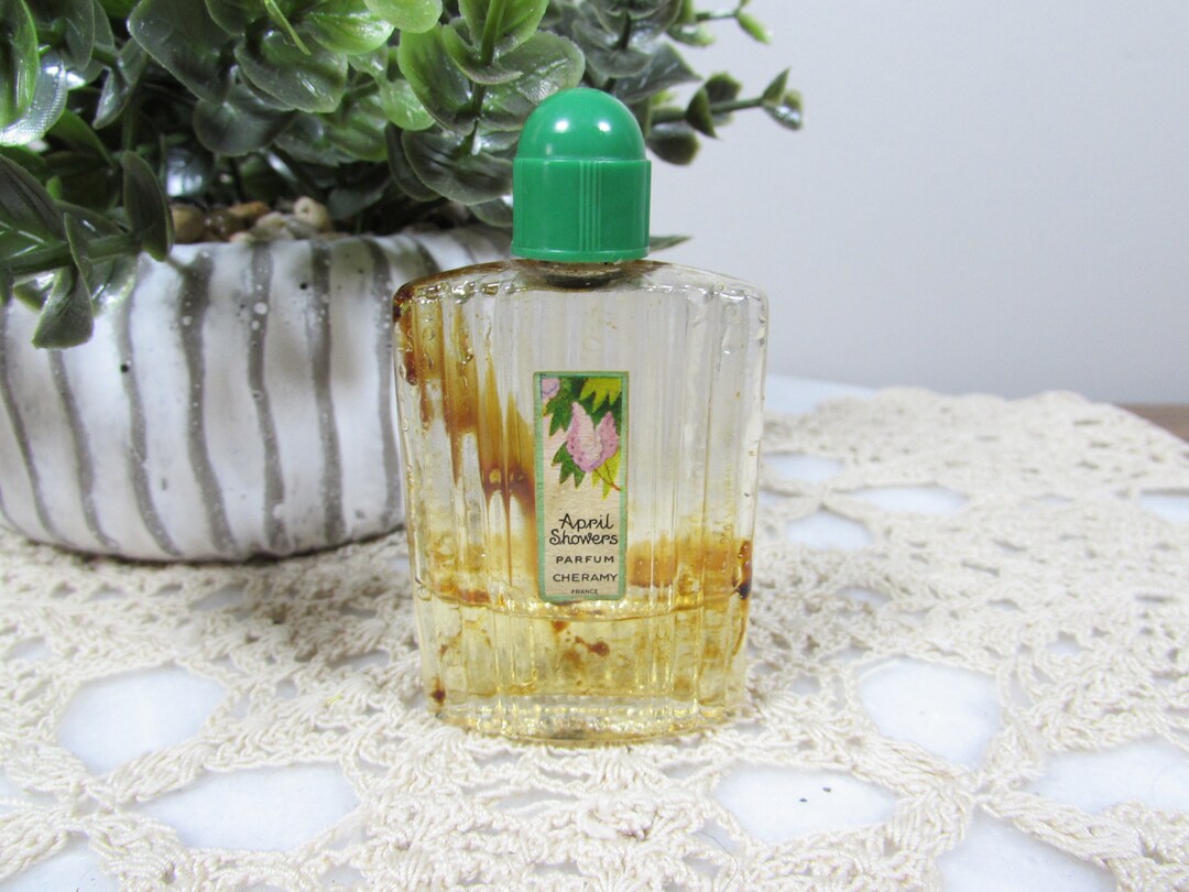 Vintage Cheramy France April Showers Mini Perfume Bottle Used ...