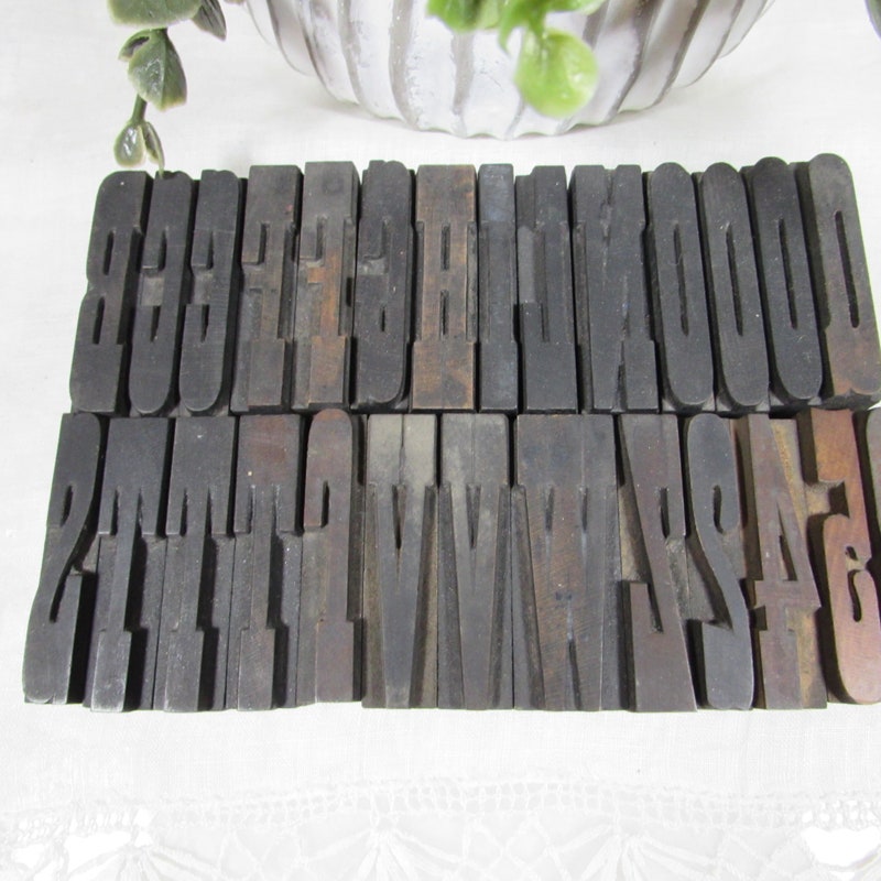 Letterpress Blocks - Etsy