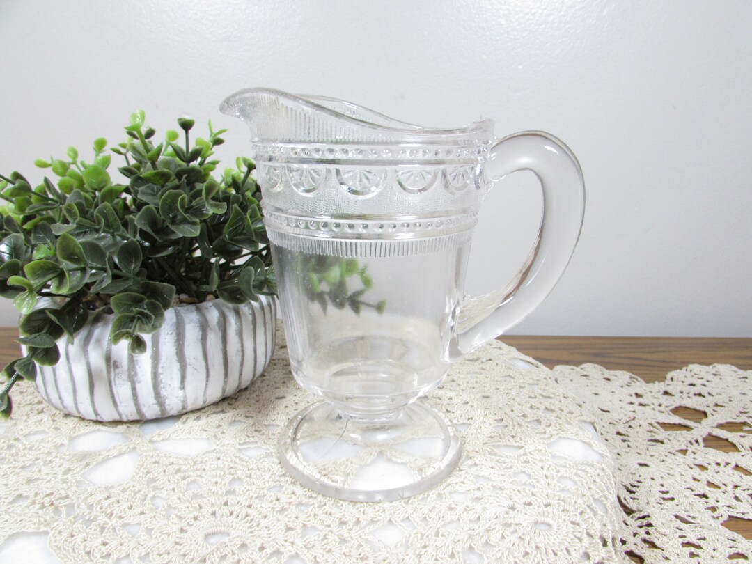 Vintage EAPG Bryce Higbee Ida Pattern Glass Creamer 1885 - Etsy Canada