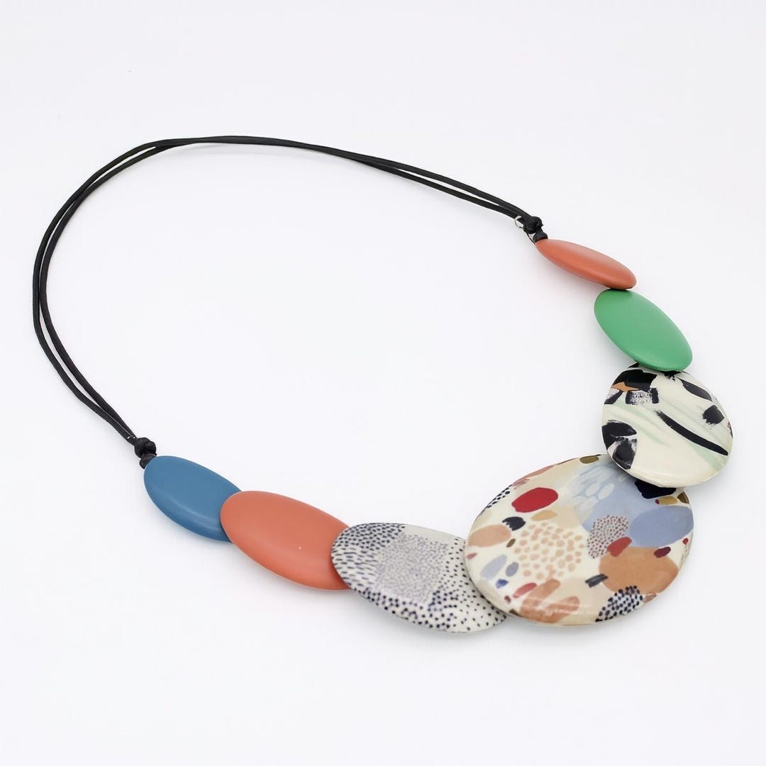 Multicolor Fallon Necklace - Etsy