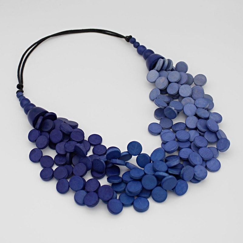 Blue Necklace - Etsy