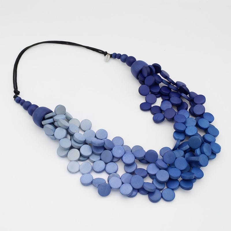Blue Necklace - Etsy